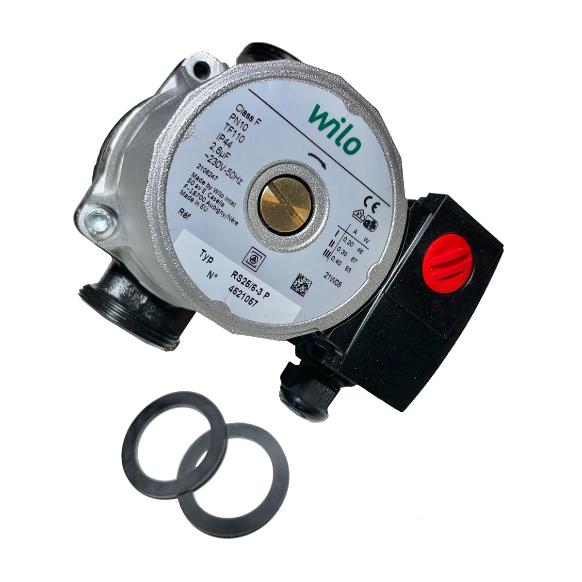 Wilo Cirkulationspump RS25/4-3, 130 mm | 3 Hastigheter för IVT Greenline | Revidershoppen